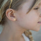 Tiny Gold Cross Earrings - Perfect Baptism & Communion Gift for Girls ...